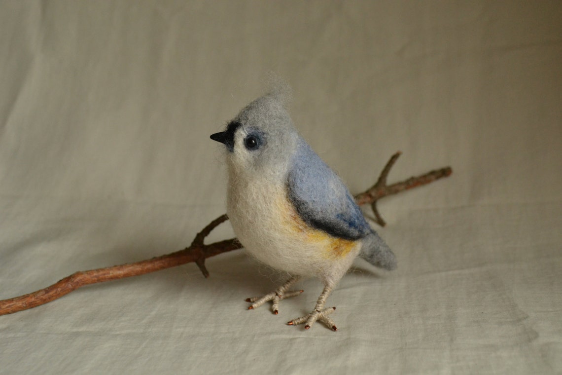 Felt Toy tufted Titmouse..... I Will Make This | Etsy