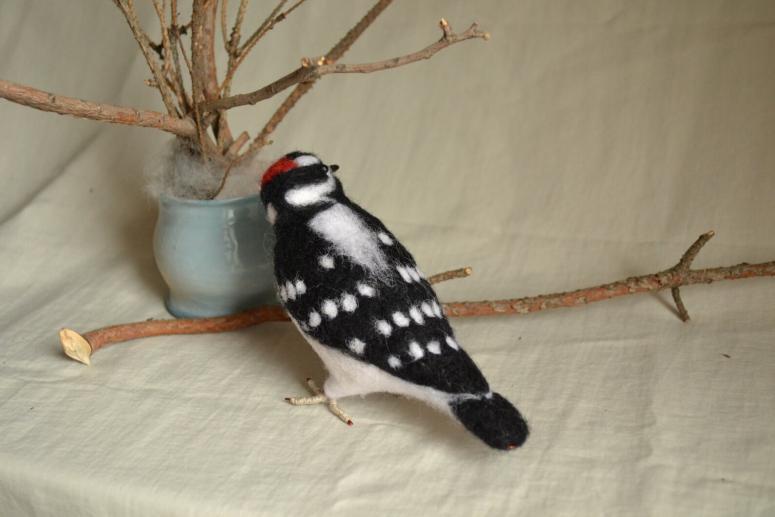 Needle Felted Birds Felted Birds Felted Animals Downy - Etsy