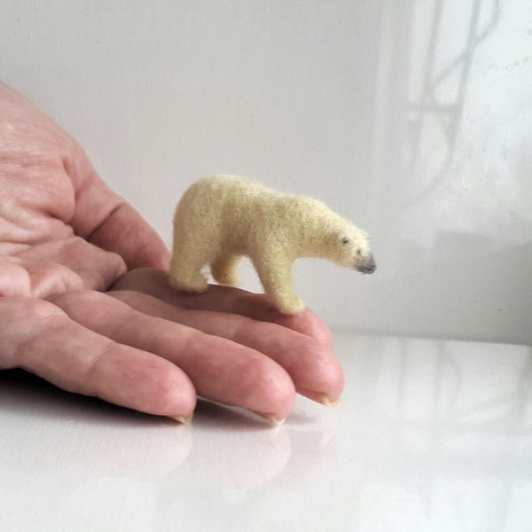 Felt Polar Bear - Etsy