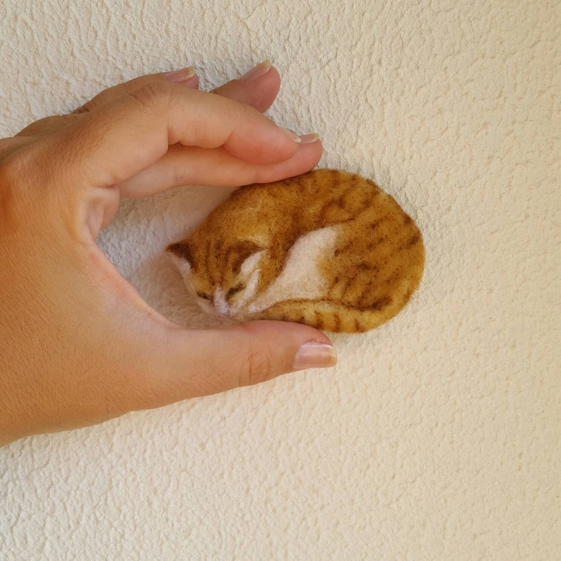 Cat Brooch Animal Pin Cat Pin Felted Brooch Cat Jewellery Gift - Etsy