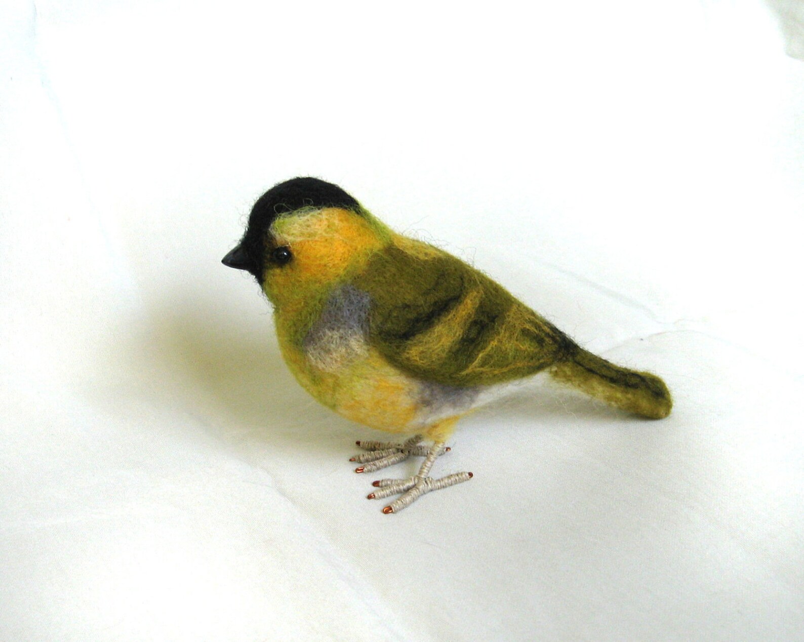 Needle felted birds Felted birds Felted Animals Siskin Needle | Etsy