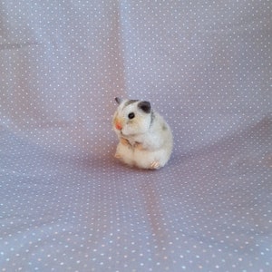 Hamster Felt Toys Needle Wool Animals Sculpture Felted Hamster Handmade ...