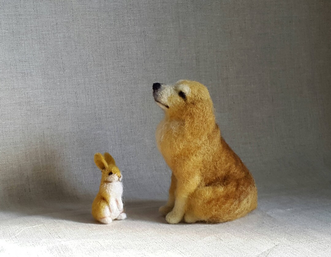 Felt Dog, Portrait Similarity of Your Pet, Needle Felted Personalized ...