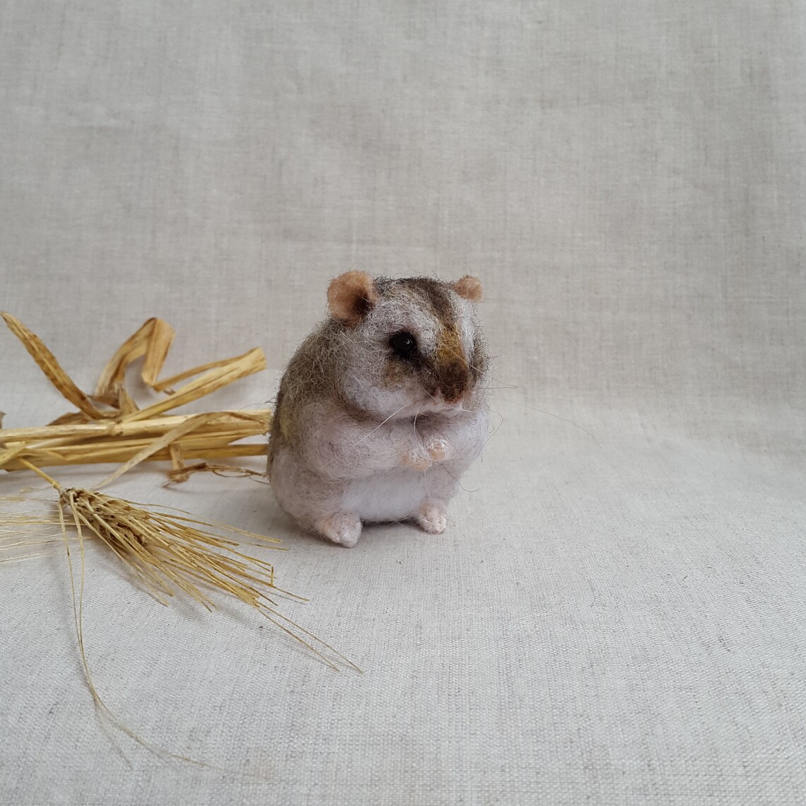 Hamster Felt Toys Needle Wool Animals Sculpture Felted Hamster | Etsy