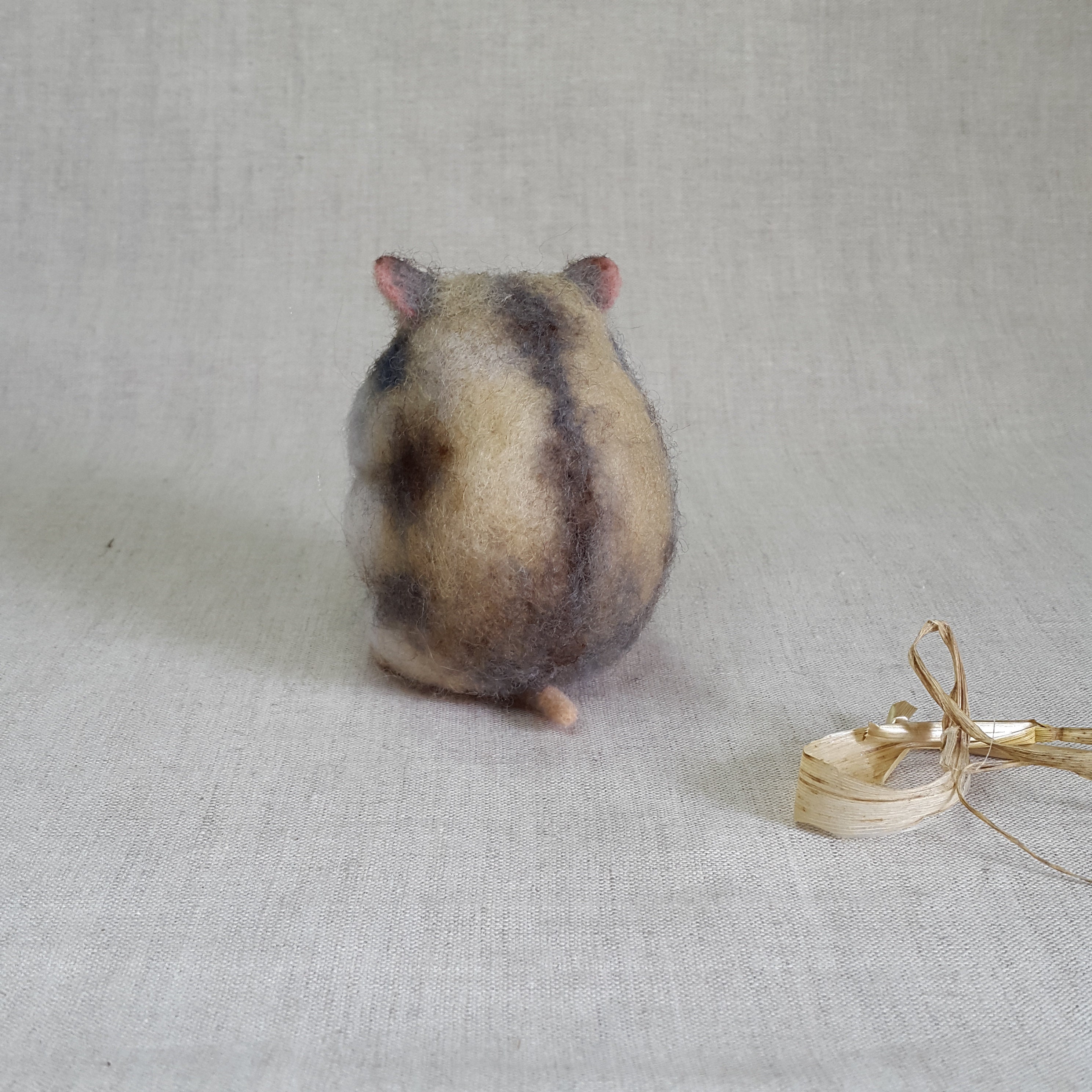 Hamster Felt Toys Needle Wool Animals Sculpture Felted Hamster | Etsy