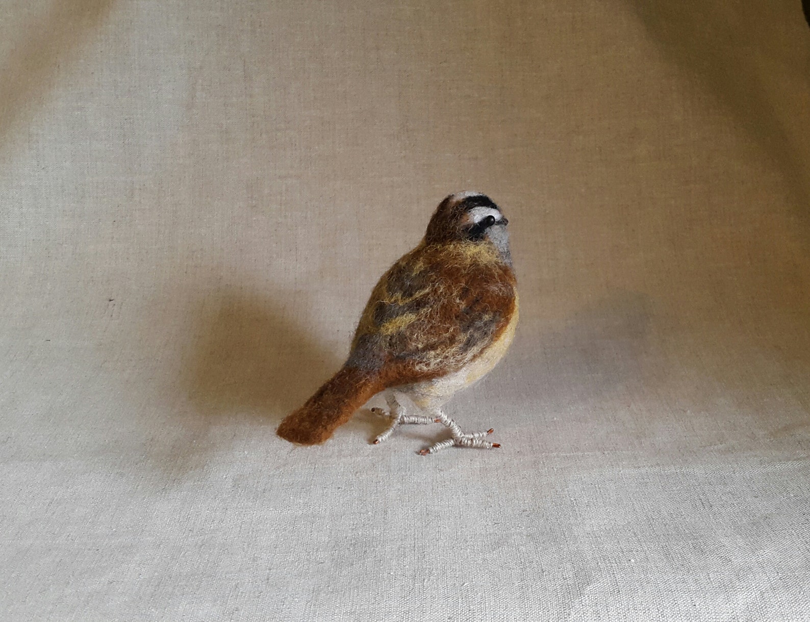 Needle felted birds Felted birds Felted Animals White | Etsy