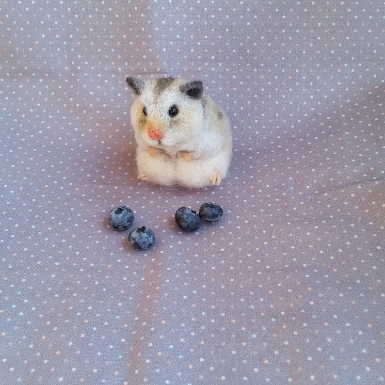 Hamster Felt Toys Needle Wool Animals Sculpture Felted Hamster - Etsy