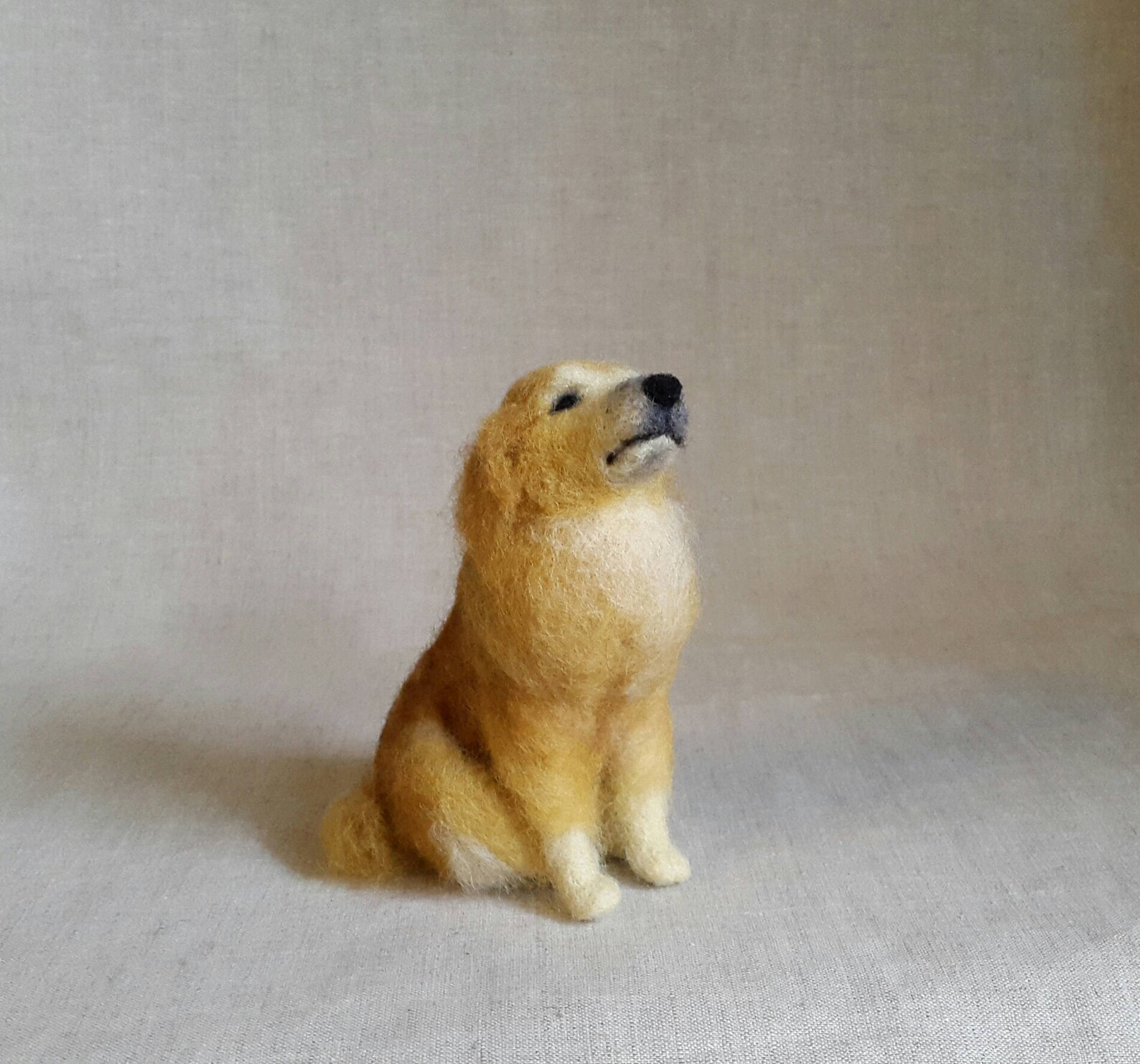 Felt Dog Portrait Similarity of Your Pet Needle Felted | Etsy