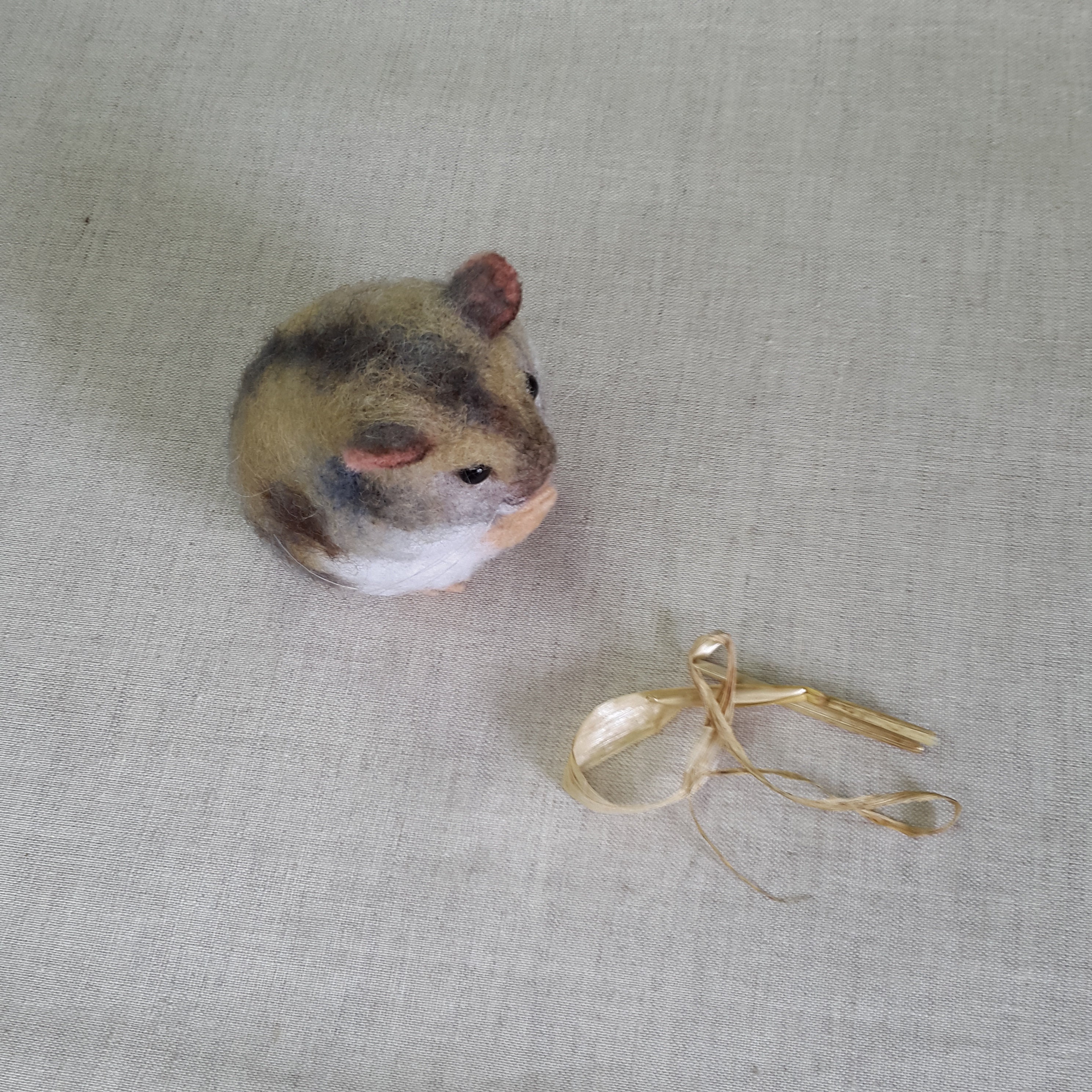 Hamster Felt Toys Needle Wool Animals Sculpture Felted Hamster | Etsy