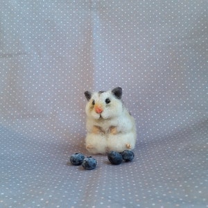 Hamster Felt Toys Needle Wool Animals Sculpture Felted Hamster Handmade ...