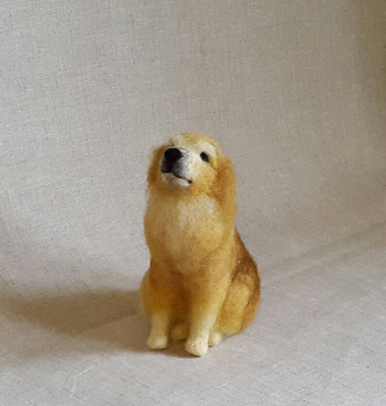 Felt Dog Portrait Similarity of Your Pet Needle Felted | Etsy