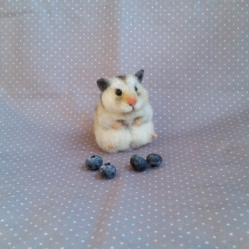 Hamster Felt Toys Needle Wool Animals Sculpture Felted Hamster - Etsy