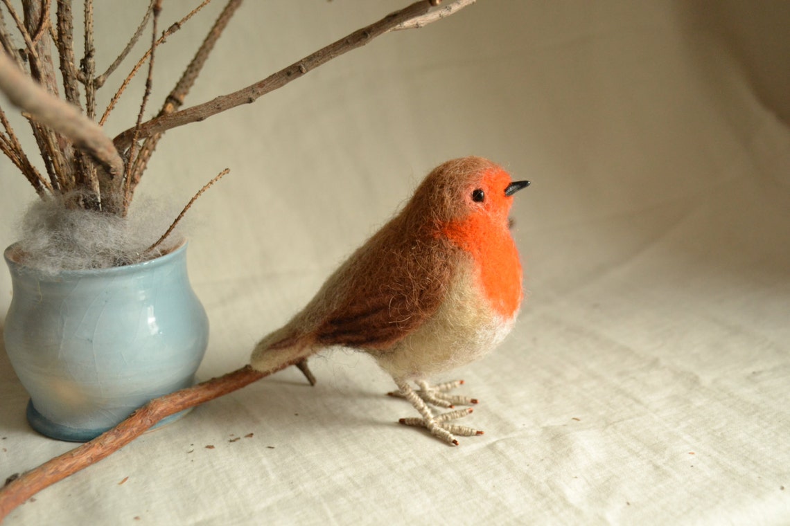 Felt Toy robin..... I Will Make This Item for Your - Etsy
