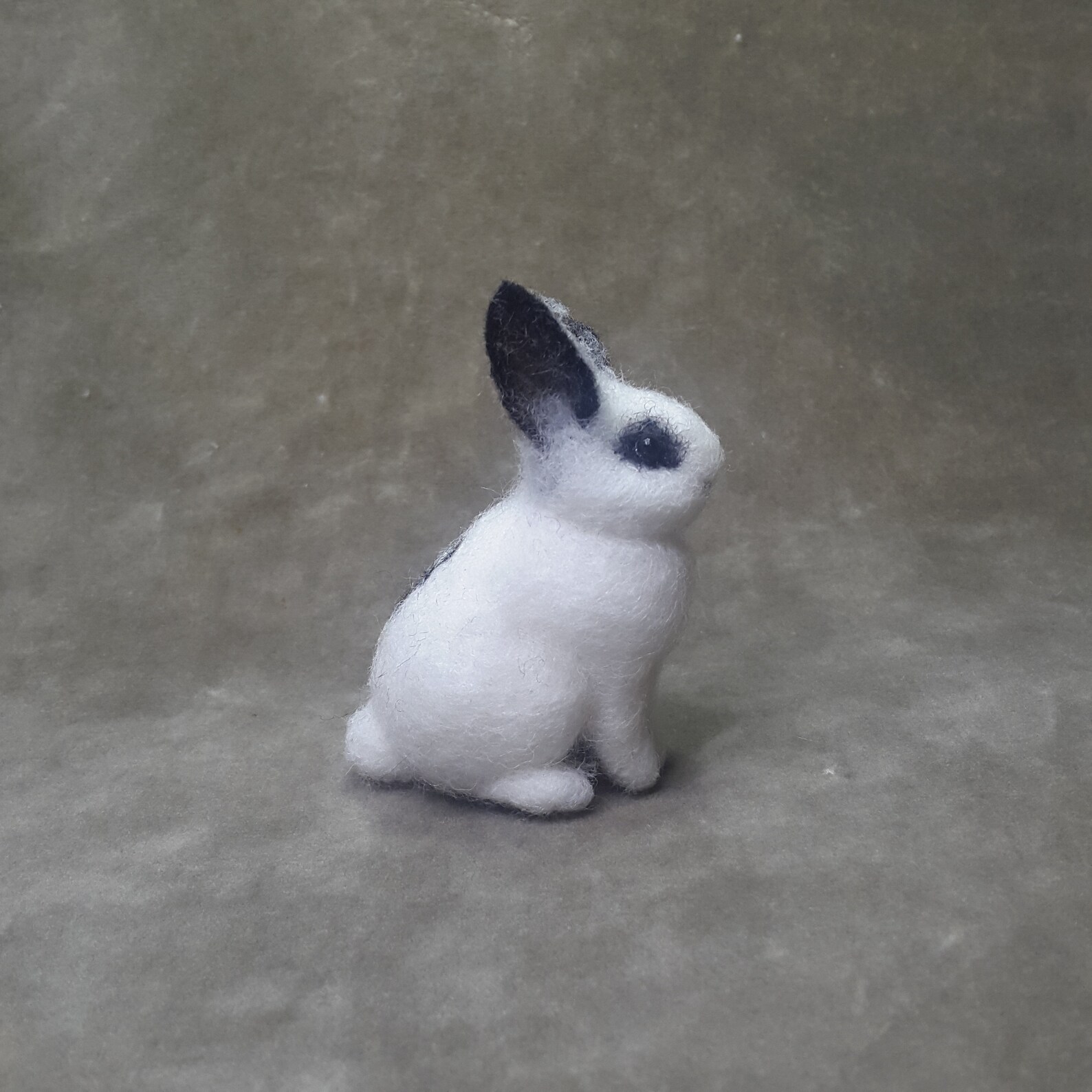 Bunny Felt Toy Handmade Doll Soft Sculpture Needle Felted Wool - Etsy
