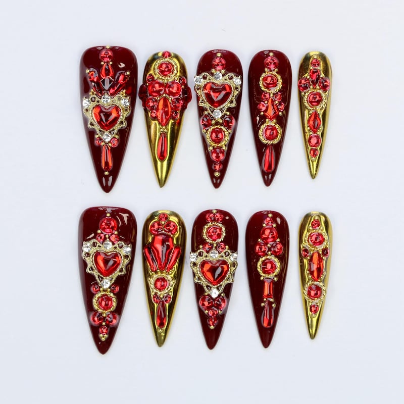 Fake Nails Wide Thumbs - Etsy