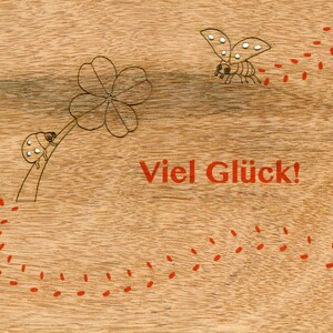 3 Wooden Pop up Cards With Envelope Good Luck - Etsy