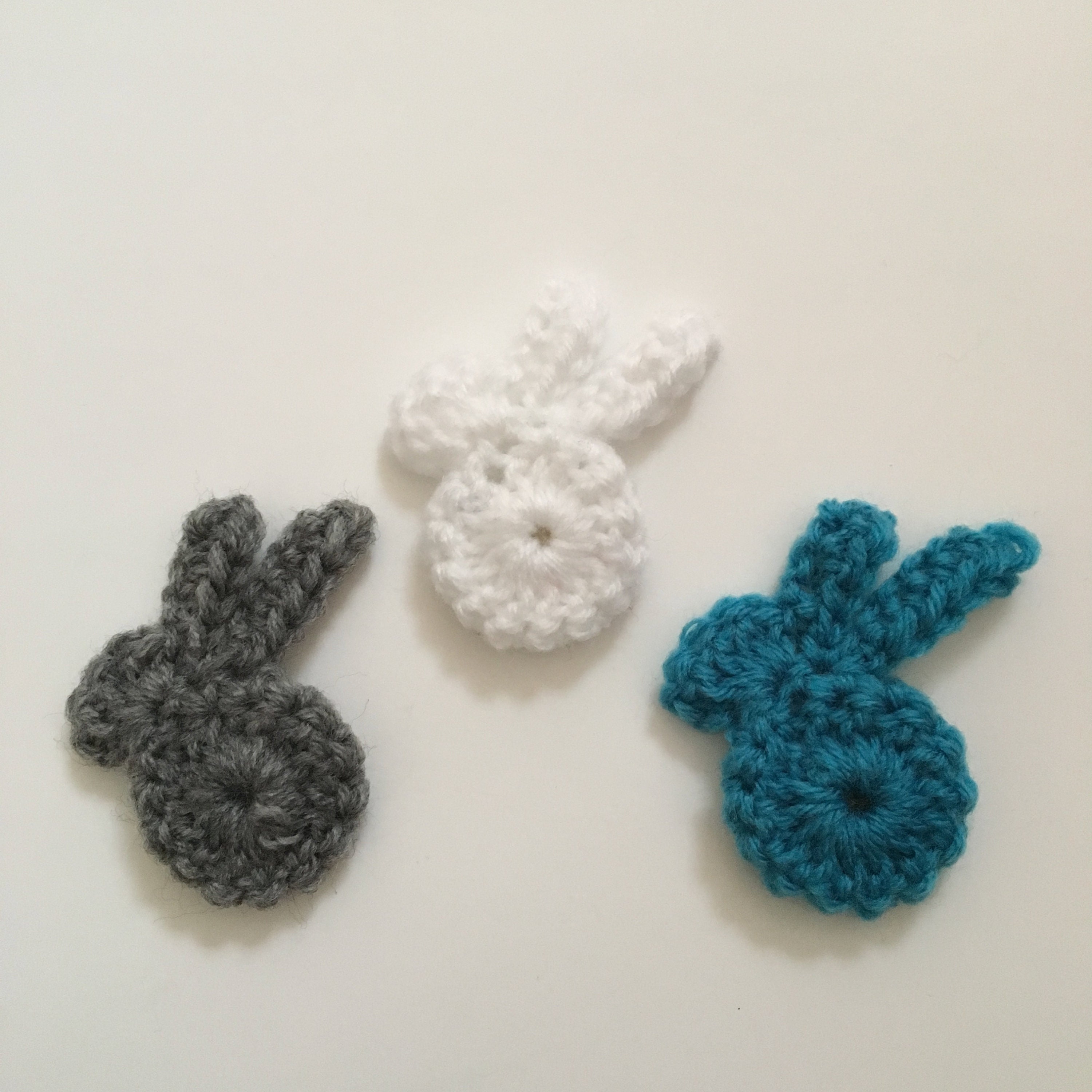 Crochet Bunny Pin | Handmade Easter Bunny Badge / Brooch | Rabbit Pin ...