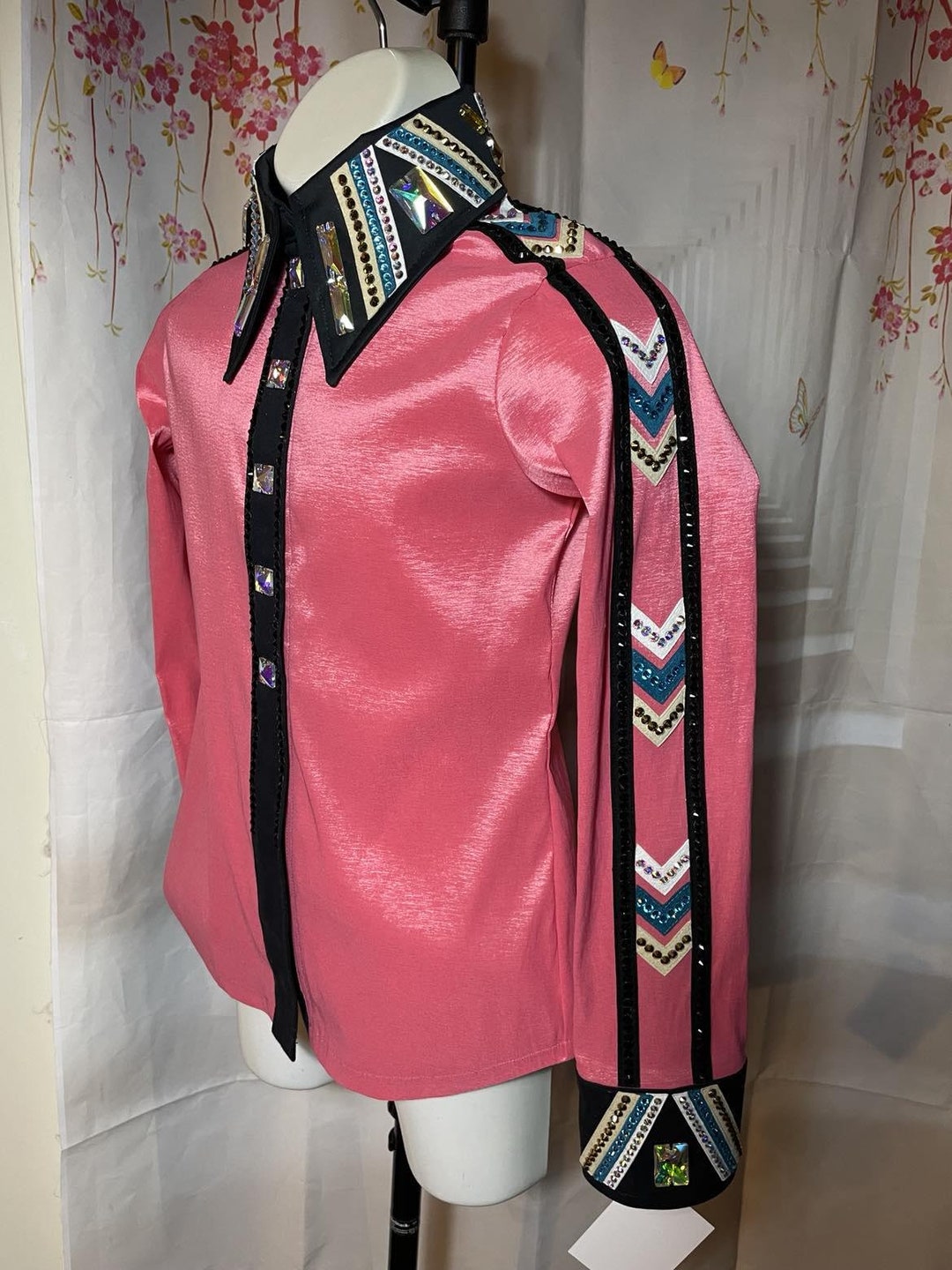 GIRLS 8 Coral Hidden Zip Front - Etsy