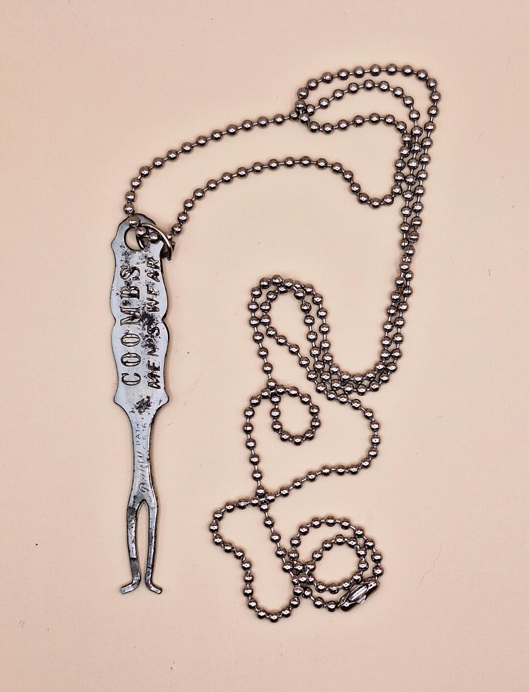 Antique Daisy Shoe Shirt Button Hook Tool Necklace, Coombs Menswear ...