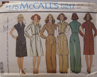 Butterick Pattern # 9274 Quick and Easy Blouse Four Styles Bust 32 Size ...