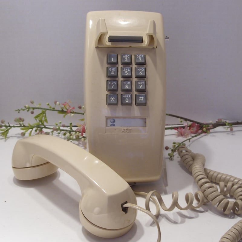 Vintage Wall Phone - Etsy
