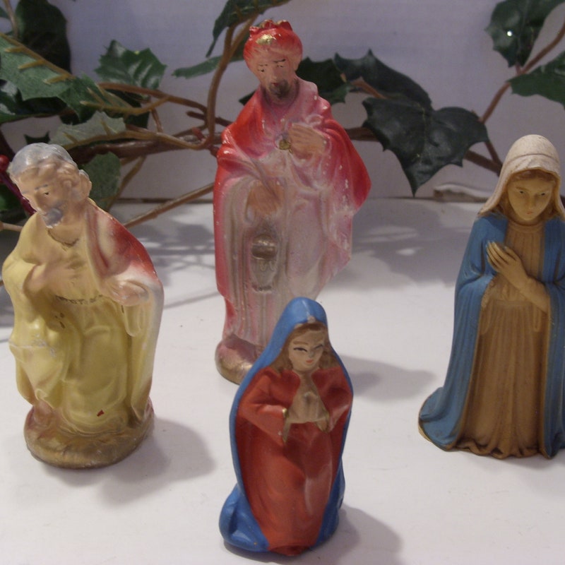 Plastic Nativity - Etsy