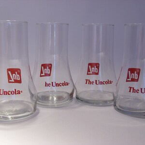 Vintage 7up the Uncola Set of Four Glasses, Tumblers, 1970's Soft Drink ...