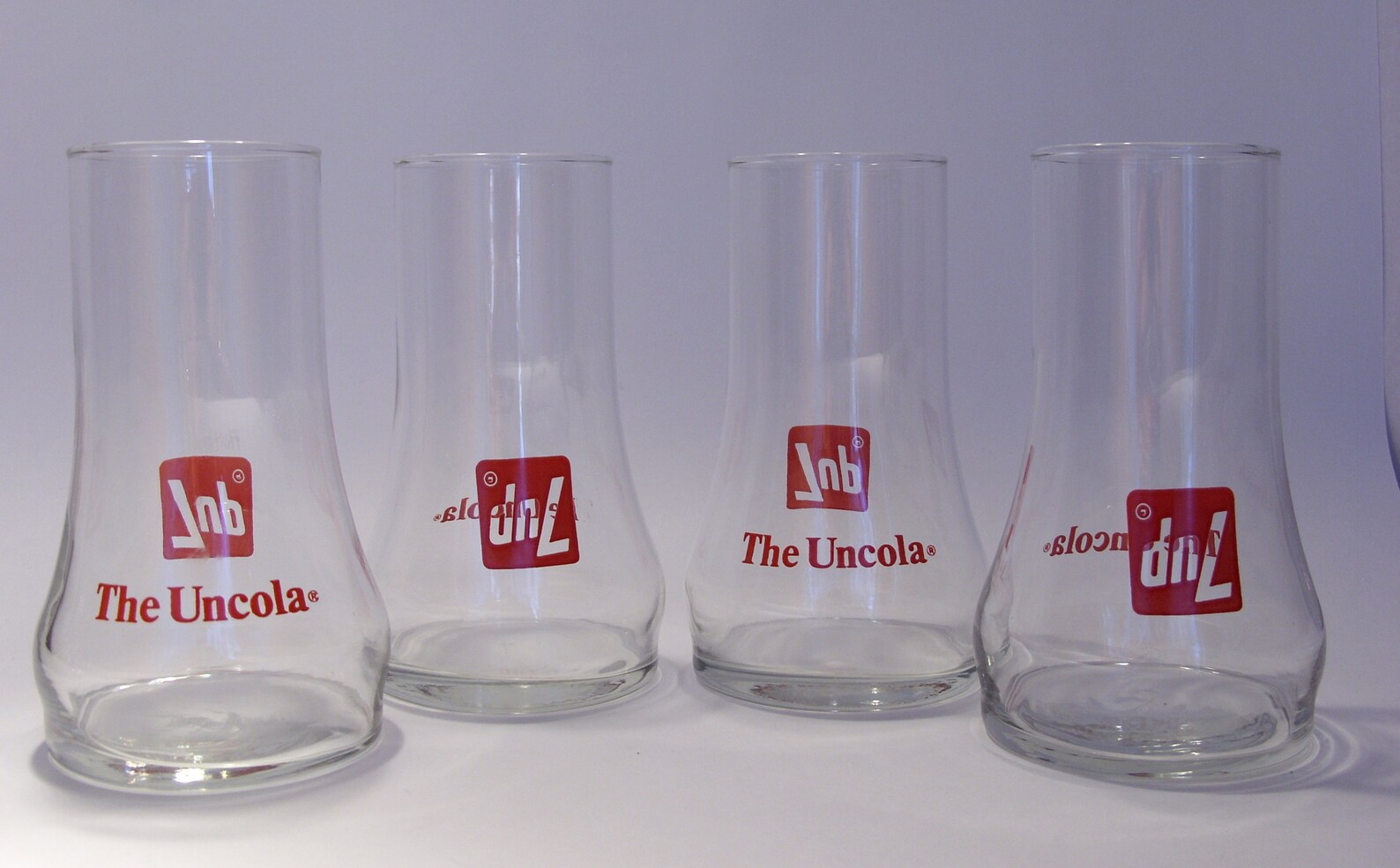 Vintage 7up The Uncola Set of Four Glasses Tumblers | Etsy