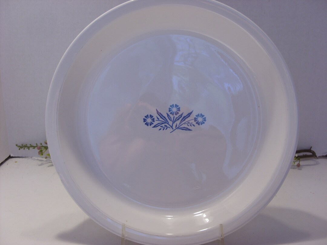 Vintage Corning Ware Pie Plate: 9 Inch Cornflower Pattern, USA Made - Etsy