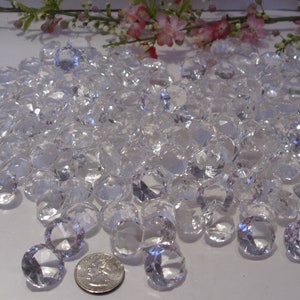 Diamond Shape Faceted Crystal 20mm Jewel Home Decor, Wedding Table ...