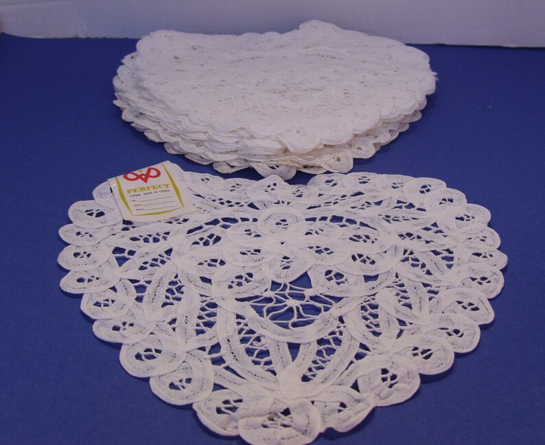 Battenberg Style White Lace Doilies Group of Twelve NOS - Etsy