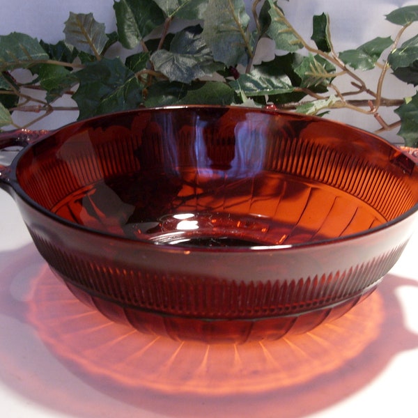 Red Depression Glass - Etsy