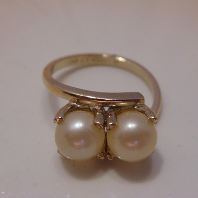 Vintage Pearl Ring - Etsy