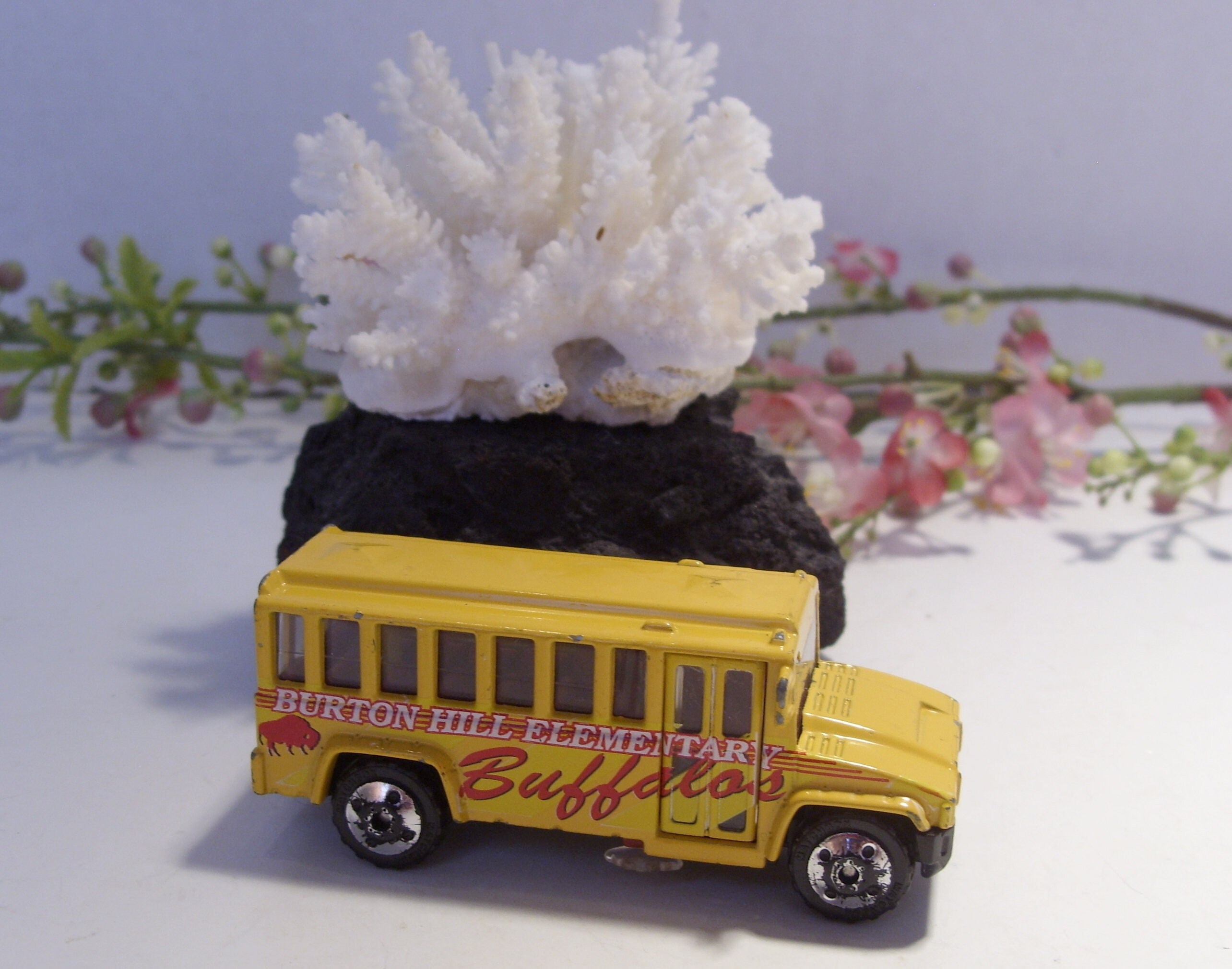 Matchbox Yellow School Bus Burton Hills Elementary With - Etsy