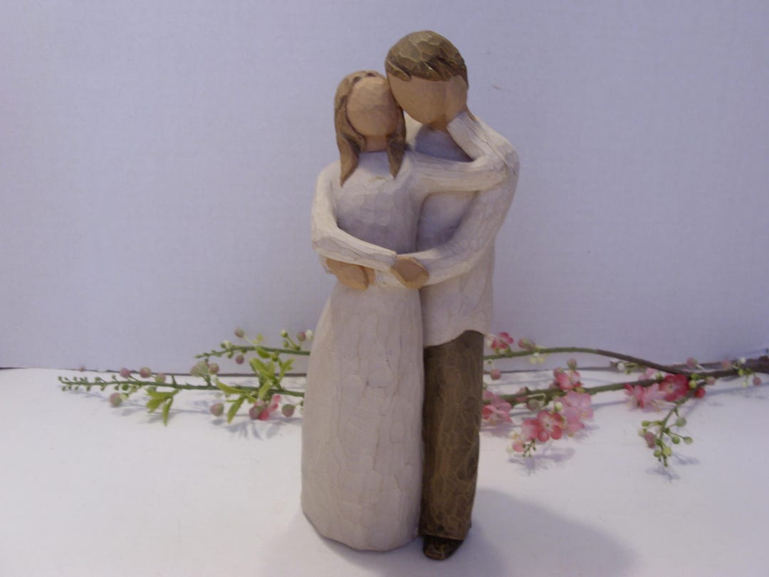 Willow Tree "together" Hugging Couple Figurine Vintage Collectible Art ...