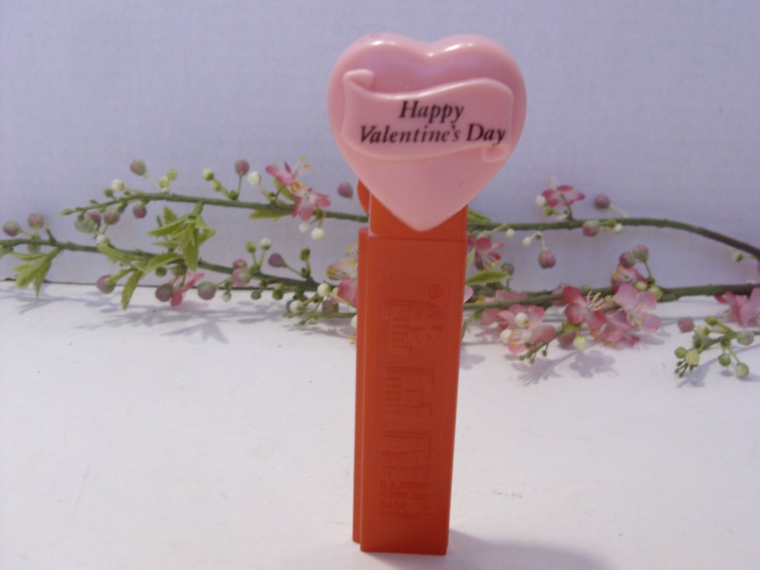 Happy Valentine's Day Vintage Heart Pez Dispenser Made in Hungary No ...