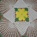 Large Vintage Crocheted Yellow Rose Doily - Etsy