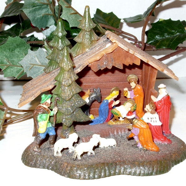 Plastic Nativity - Etsy