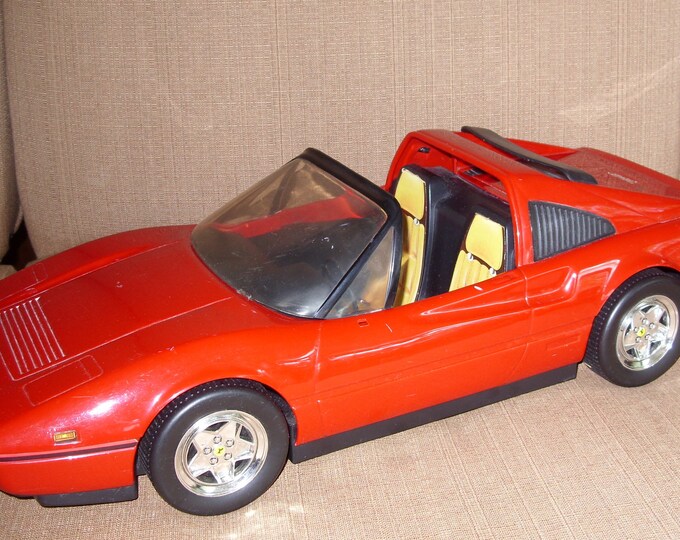 Barbie Red Ferrari Convertible Car Made by Mattel Vintage 1986, Vintage ...