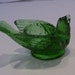 Degenhart Green Glass Bird Salt Dip Salt Cellar Bird With - Etsy