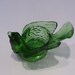 Degenhart Green Glass Bird Salt Dip Salt Cellar Bird With - Etsy