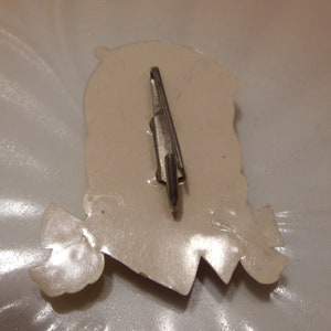 Brownie Girl Scout Plastic Pin Mid Century Vintage Plastic Brownie Girl ...