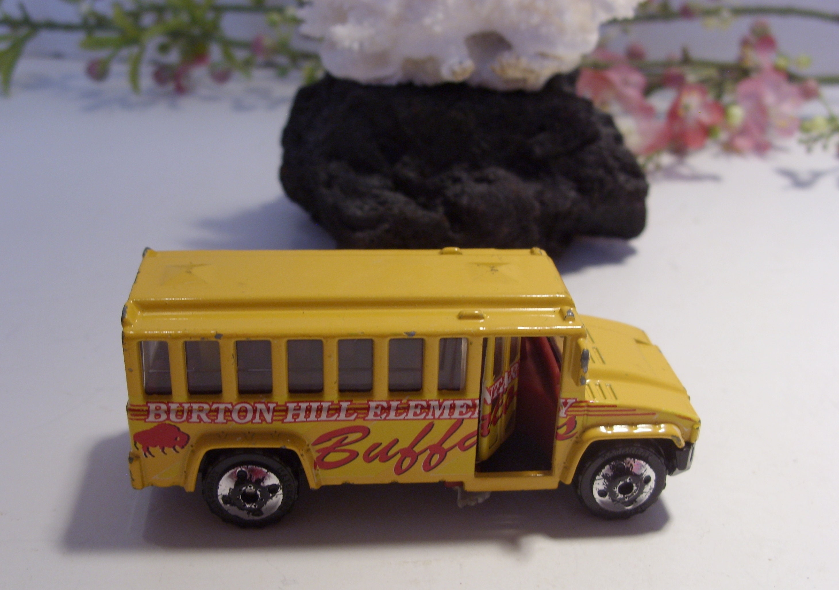 Matchbox Yellow School Bus Burton Hills Elementary With - Etsy