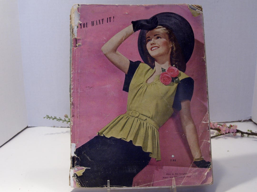 1945 Aldens Spring & Summer Catalog: 1940s Fashion Reference (SOLD AS ...