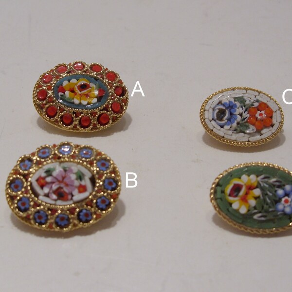 Micro Mosaic Brooch - Etsy