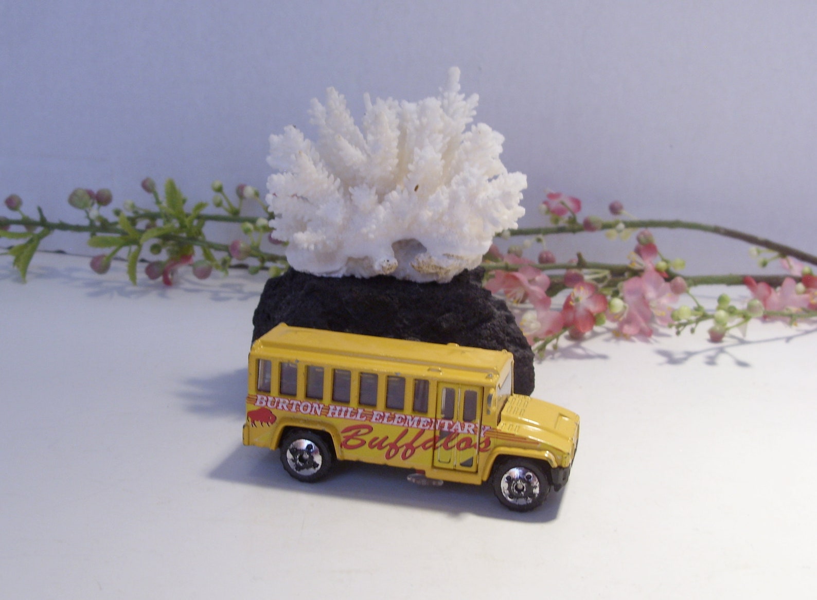 Matchbox Yellow School Bus Burton Hills Elementary With - Etsy