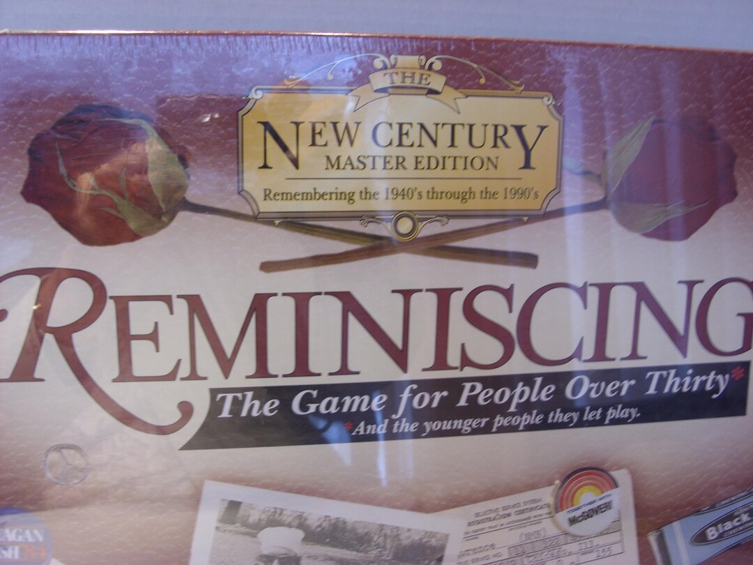 Reminiscing Game NOS New Century Master Edition the Game for People ...