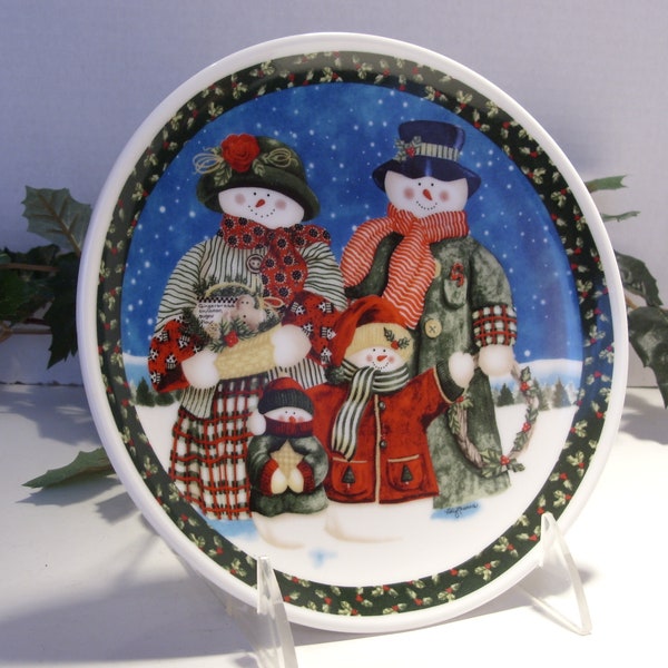Snowman Plate - Etsy