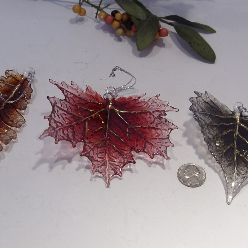 Leaf Ornament - Etsy