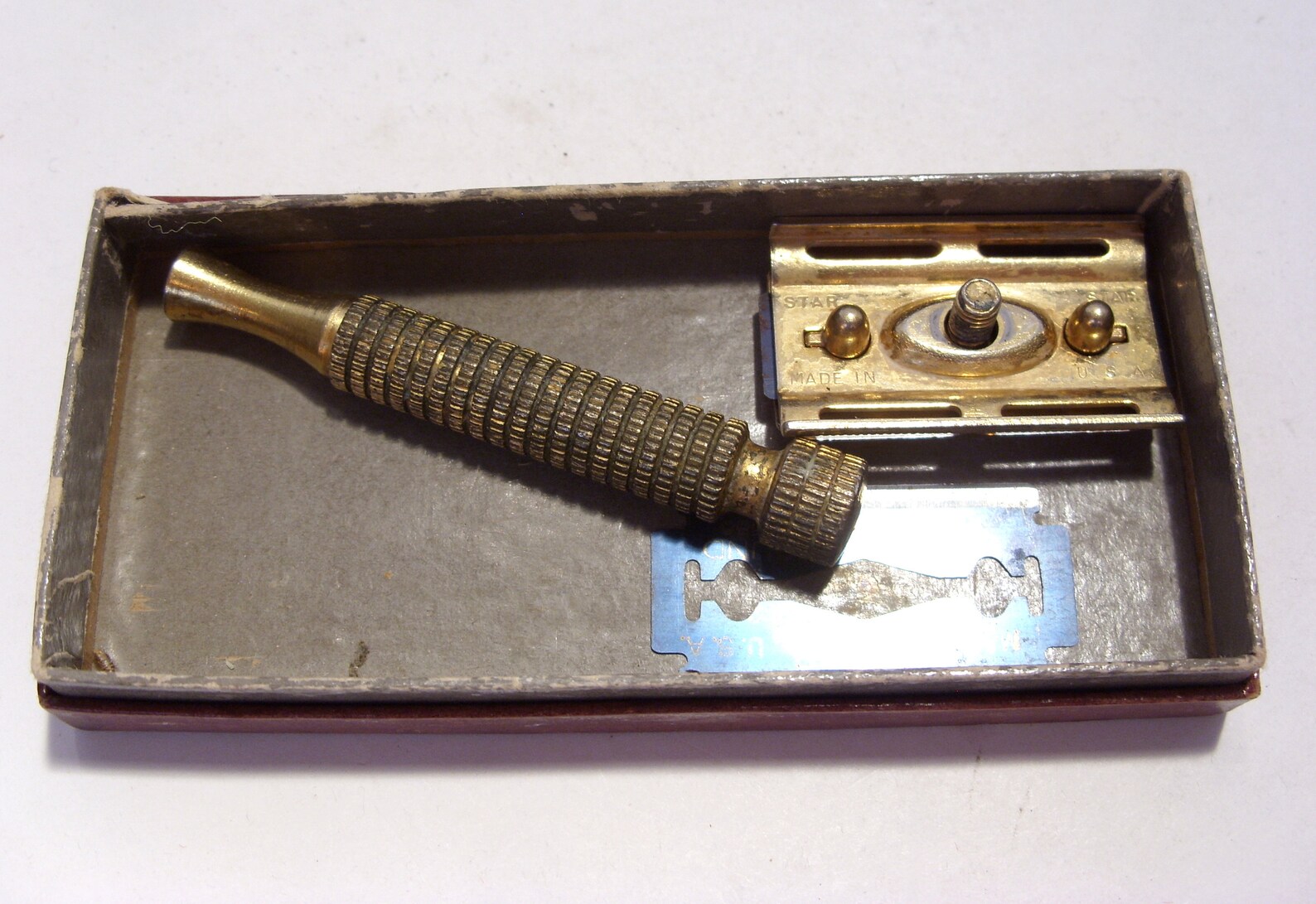 Eversharp Schick Injector Razor Vintage Box Gold Metal PAL | Etsy